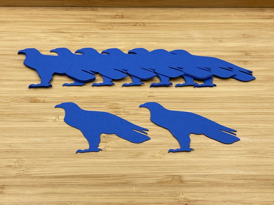 Eagle Die Cuts, 25 Pieces, Eagle Cut Outs, Blue Eagle Cut Outs, Blue ...