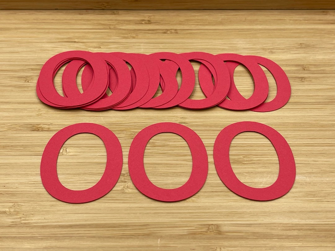 Number 0 Die Cuts, 25 Pieces, Number 0 Cut Outs, Number Die Cuts ...