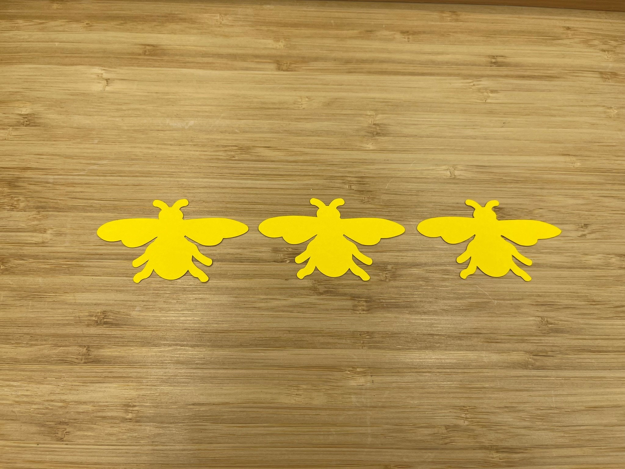 Bee Die Cuts 25 Pieces Bee Cut Outs Spring Cuts Outs | Etsy