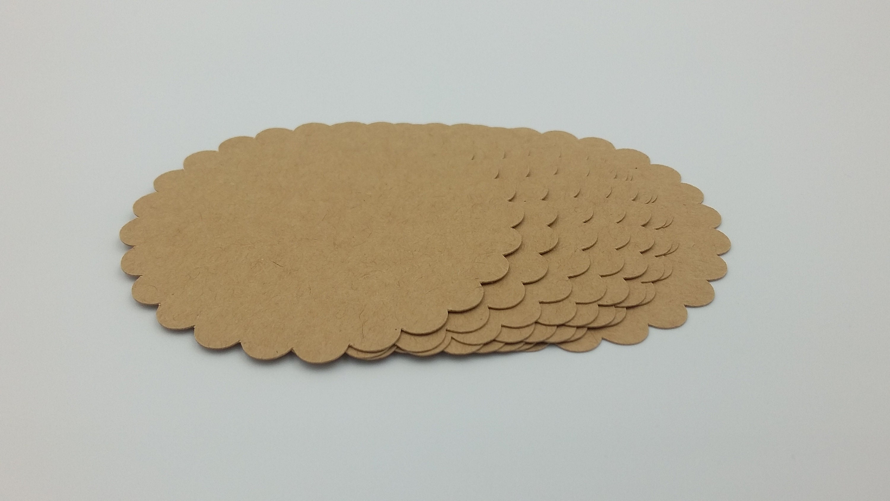Scallop Circle Die Cuts 25 Pieces Die Cuts Scallop Circle - Etsy