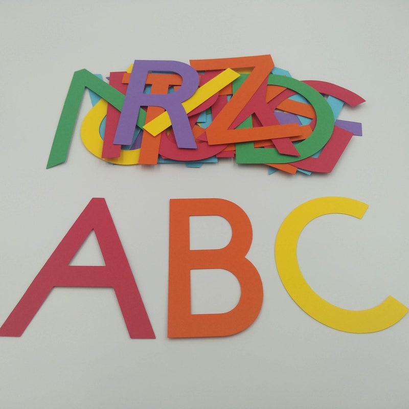 Alphabet Die Cut - Etsy