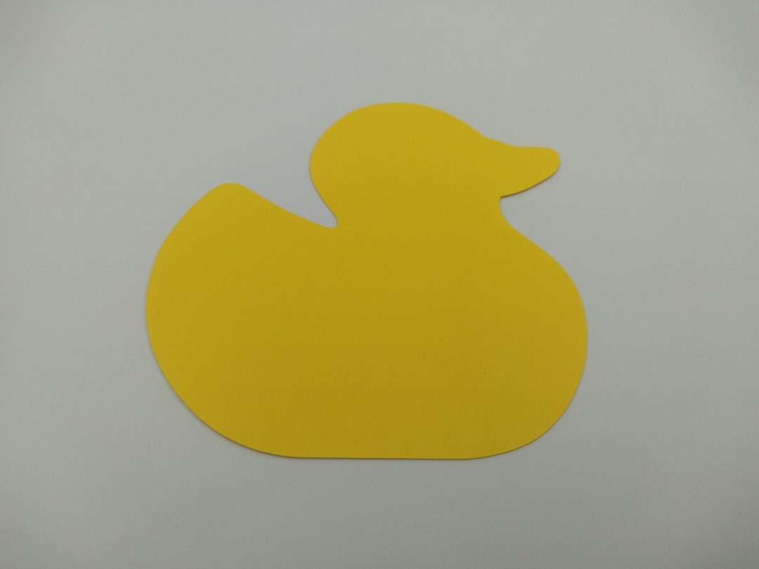 Die Cut Paper Ducks, 25 Pieces, Yellow, Cut Outs for Bulletin Boards ...