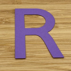 Letter R Die Cuts, 25 Pieces, Letter R Cut Outs, Letter Die Cuts ...