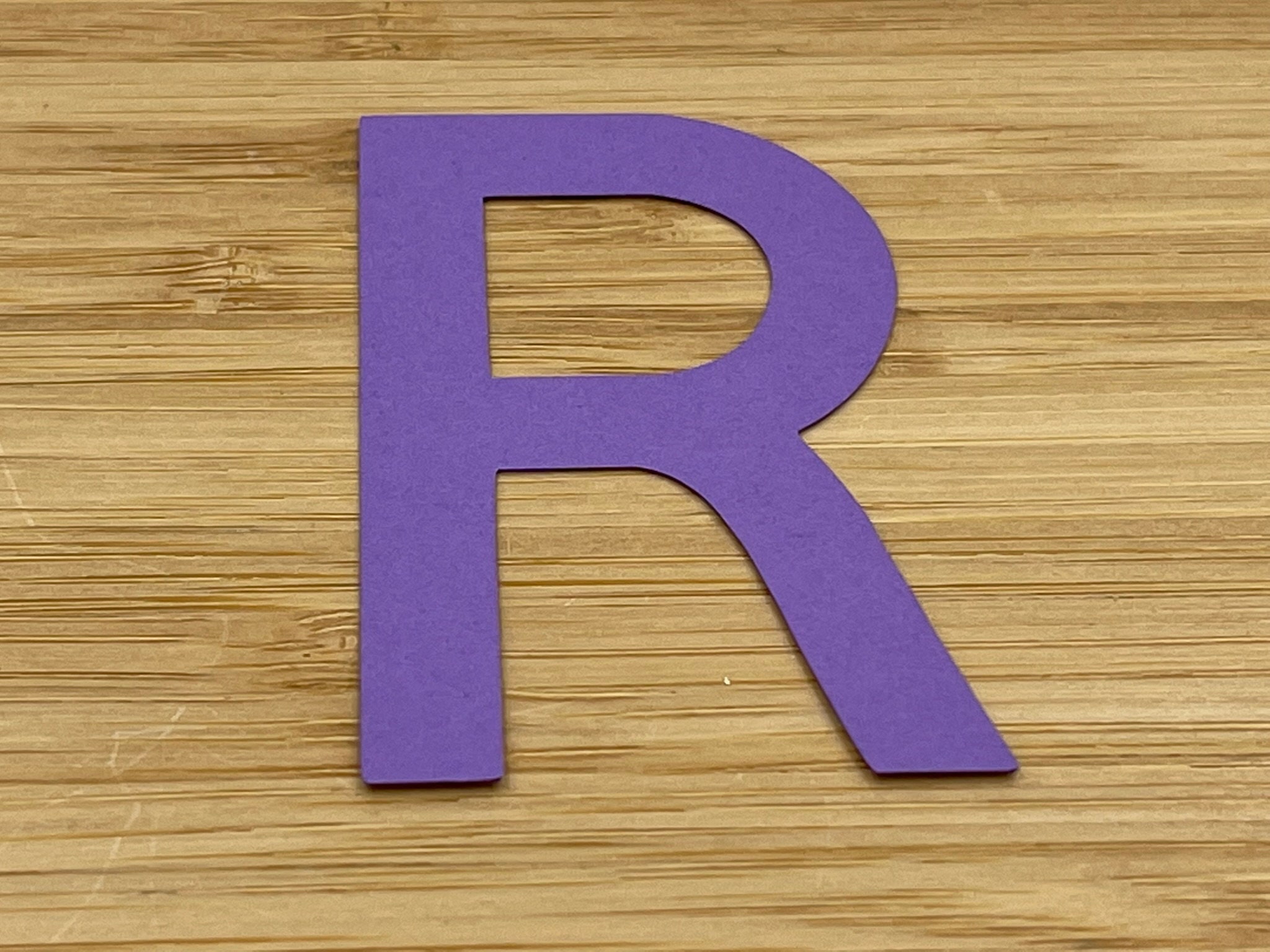 Letter R Die Cuts 25 Pieces Letter R Cut Outs Letter Die | Etsy