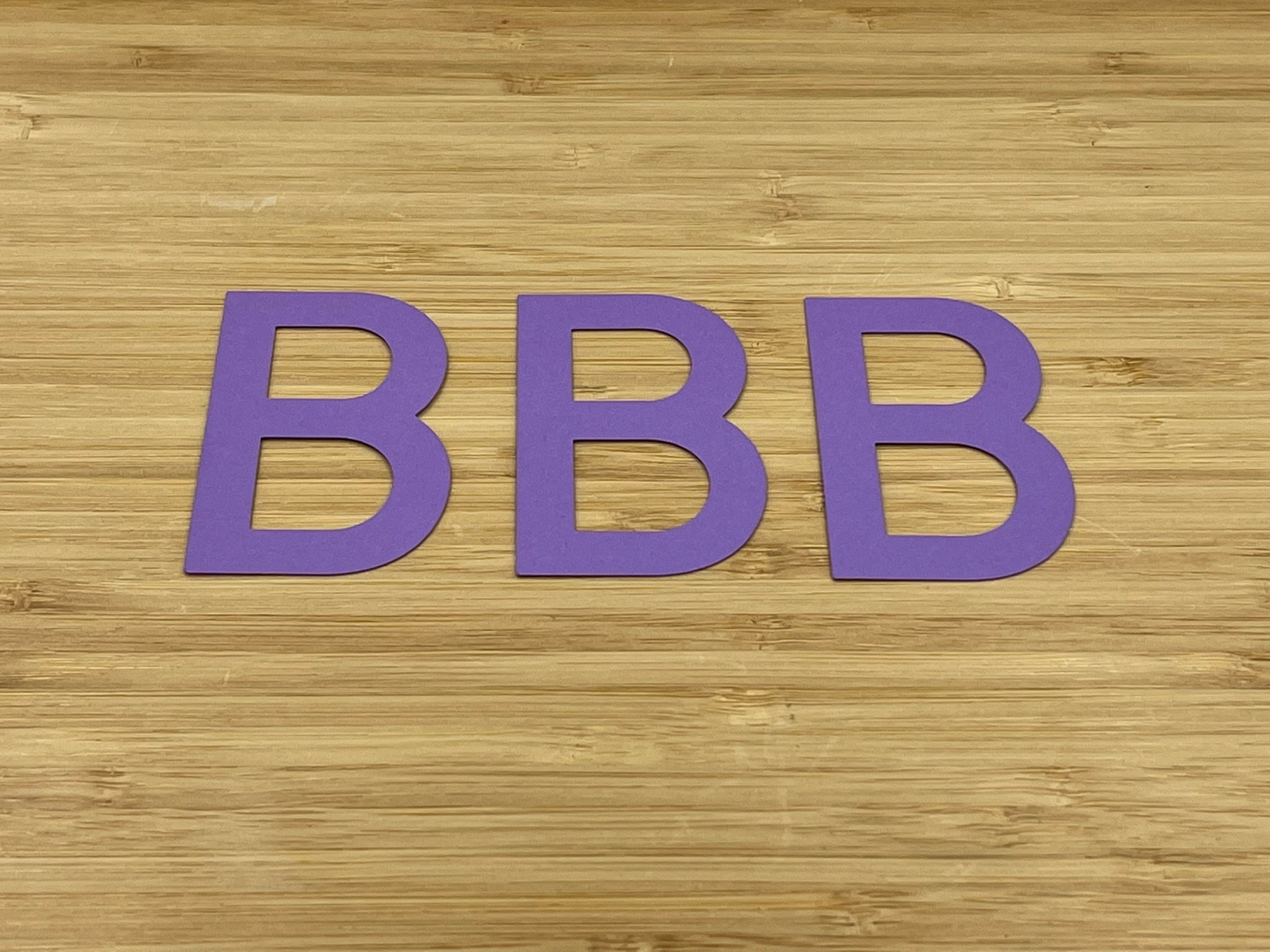 Letter B Die Cuts, 25 Pieces, Letter B Cut Outs, Letter Die Cuts ...