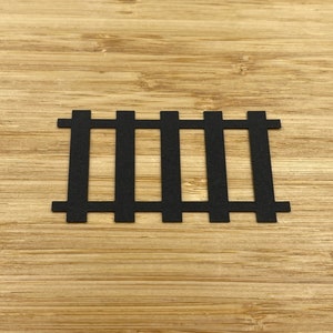 Train Track Die Cuts, 25 Pieces, Train Track Cut Outs, Train Party ...
