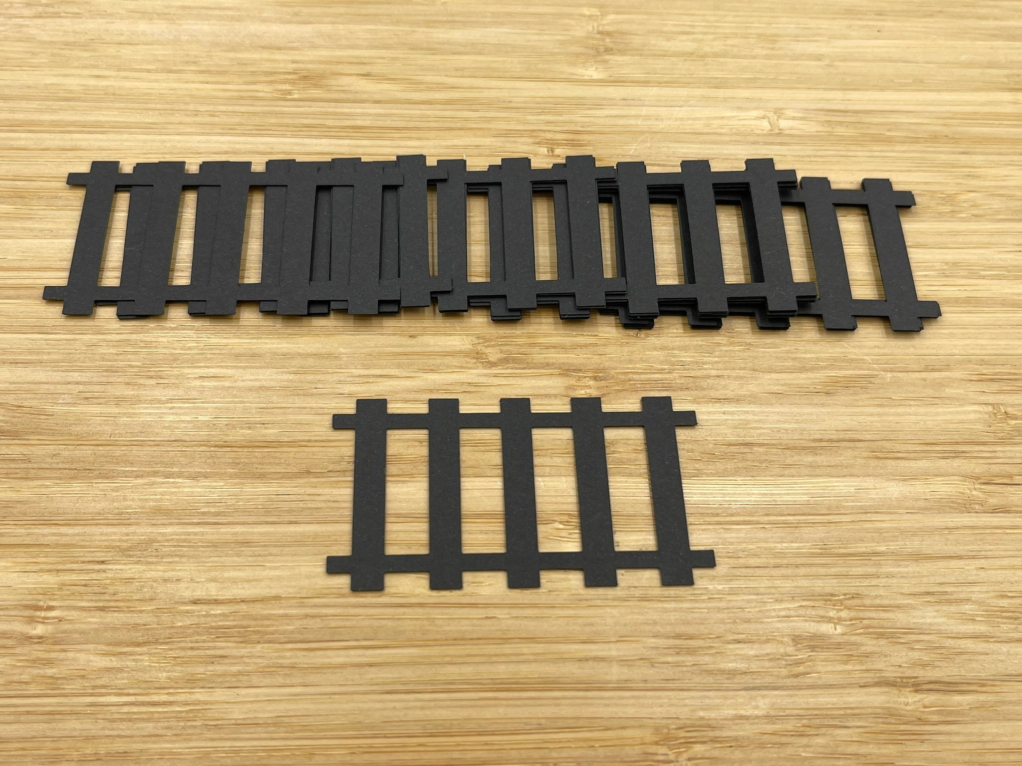 Train Track Die Cuts, 25 Pieces, Train Track Cut Outs, Train Party ...