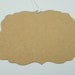 Fancy Tags, 50 Tags, String Included, Kraft Tags, Tags, Wedding Favor ...
