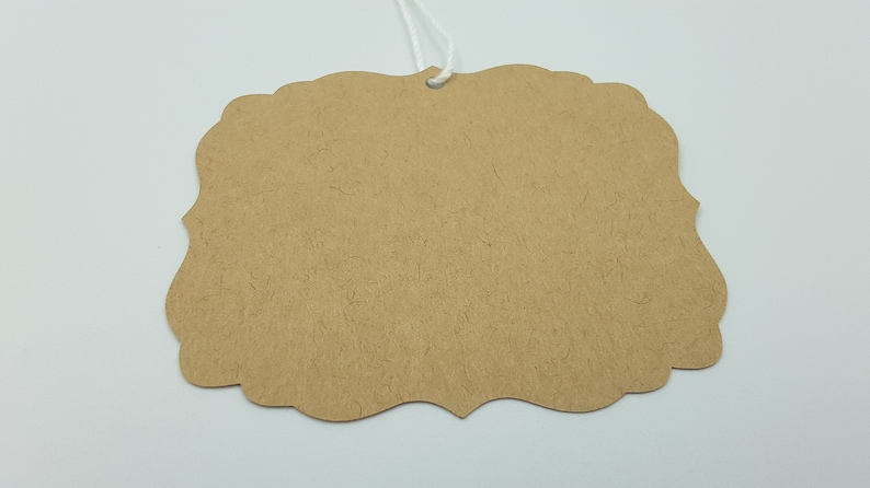 Fancy Tags 50 Tags String Included Kraft Tags Tags | Etsy