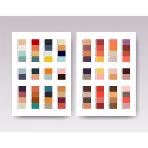 200 Color Combinations Book PDF Color Schemes Printable | Etsy