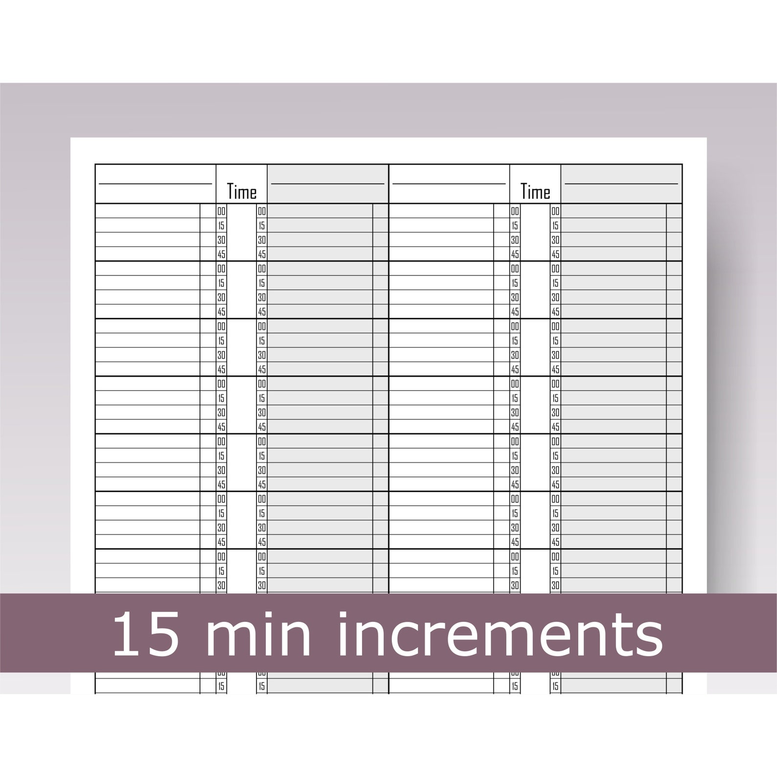 PDF Salon Appointment Book Template Printable Undated Daily Etsy