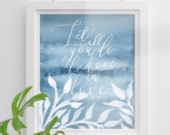 DIGITAL Printable Bible Verses, Custom Bible Verse Printable Wall Art ...