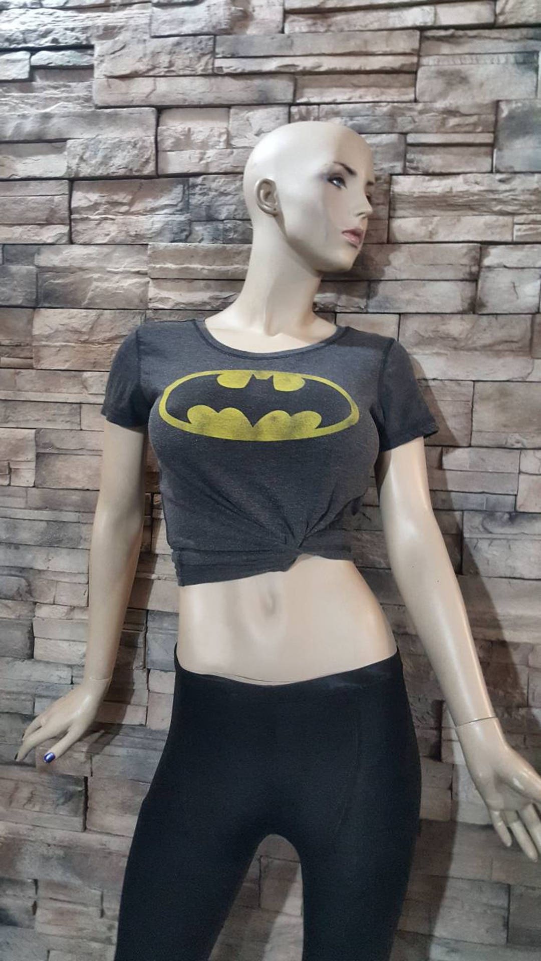 Y2K Vintage DC Comics Original Batman T-shirt, Superhero Top , Grey ...