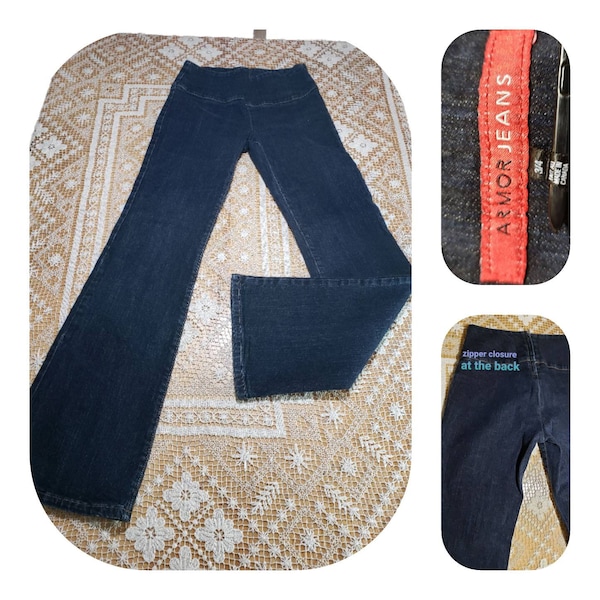 Back Zipper Jeans - Etsy