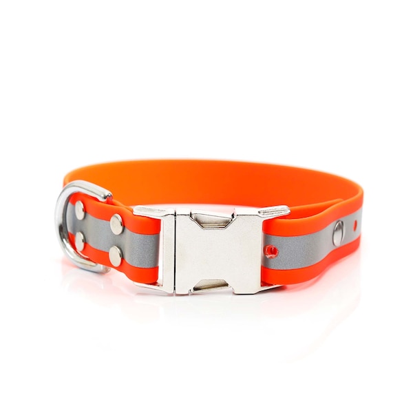 Orange Dog Collar - Etsy