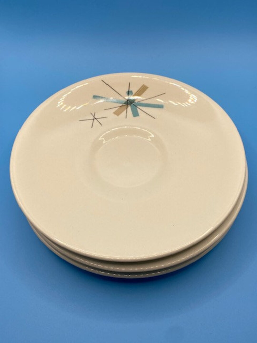 Vintage Atomic Saucers (3) - Etsy