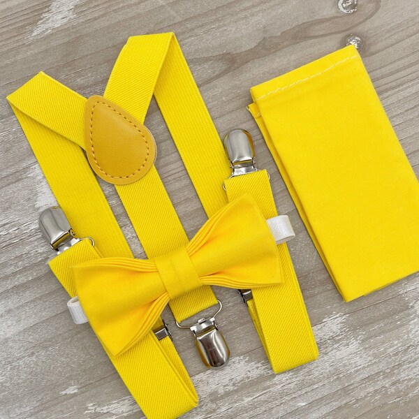 Yellow Suspenders - Etsy