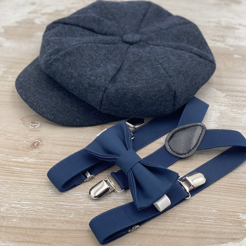 Navy Paperboy Hat - Etsy UK