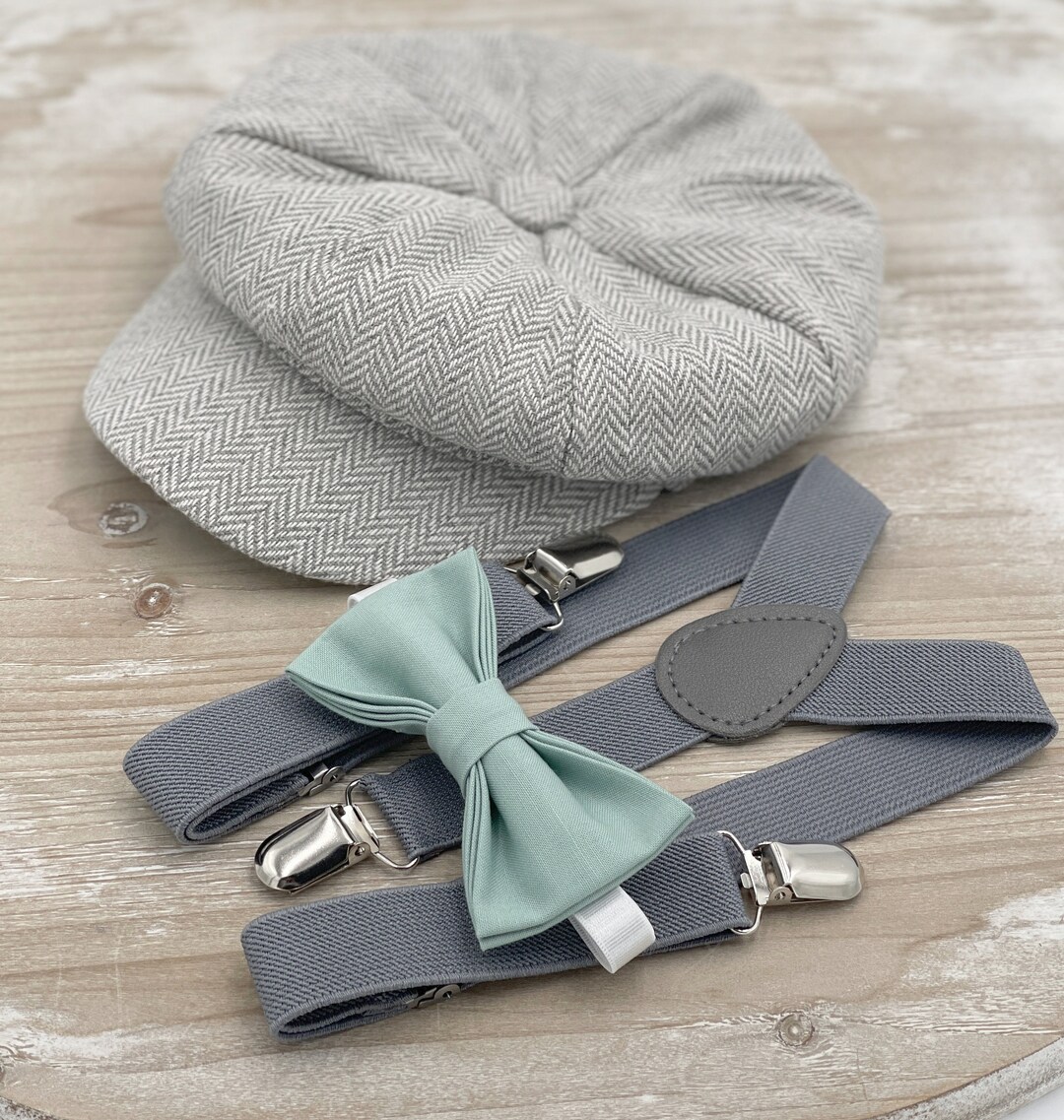 Light Gray Tweed Newsboy Cap Applejack Ivy Flat Hat Dusty - Etsy