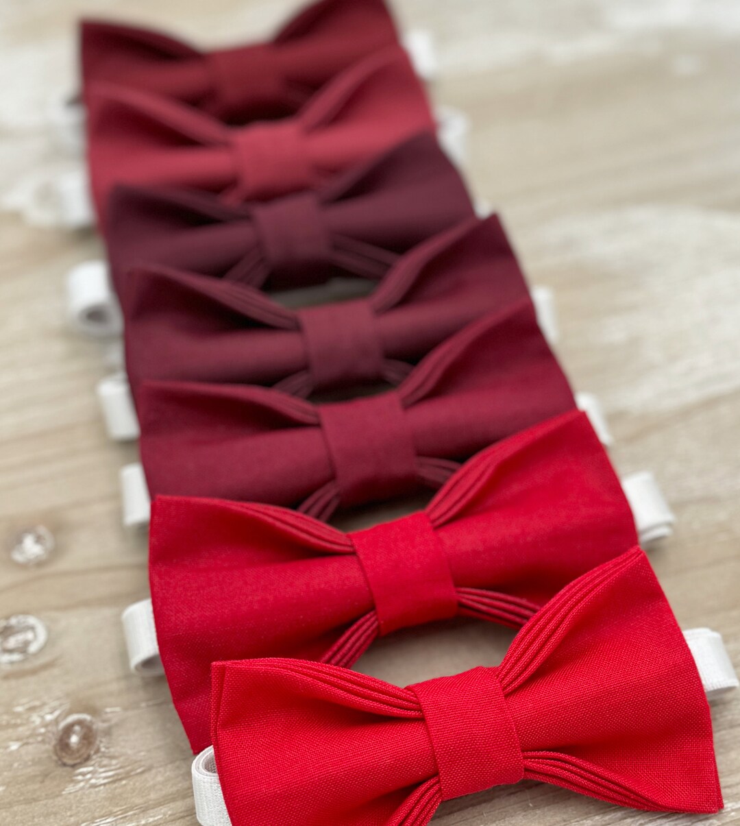 Red Bow Tie, Wine Bowtie, Cabernet Bow, Burgundy Bowtie, Groomsman Gift ...