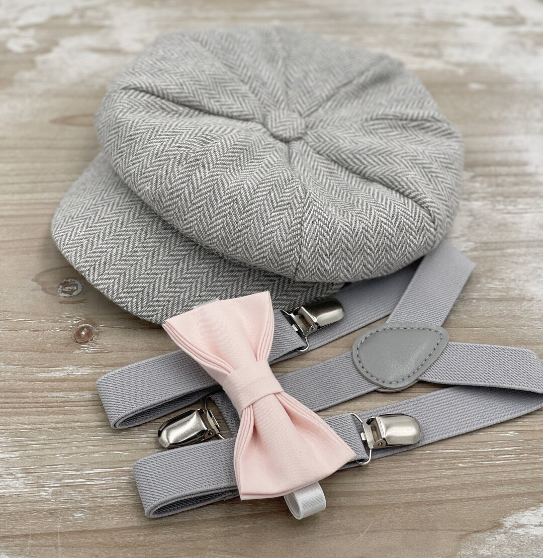 Light Gray Tweed Newsboy Cap Applejack Ivy Flat Hat - Etsy