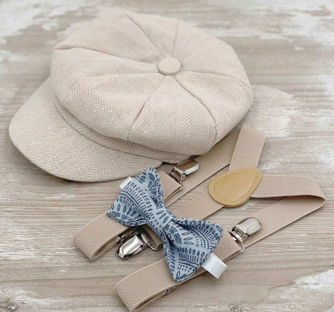 Boy's Flat Tan Hat Applejack Newsboy Cap Dusty Blue - Etsy