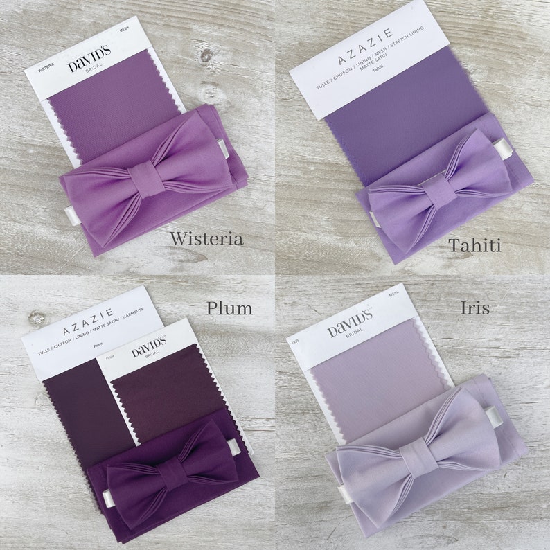 Purple Bow Tie, Wedding Bowtie, Ring Bearer Outfit, Boho Wedding ...