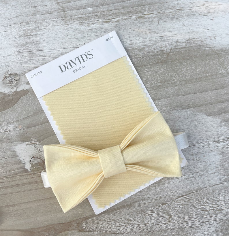 Yellow Bow Tie & Champagne Suspenders – All Sizes Baby to Adult ...
