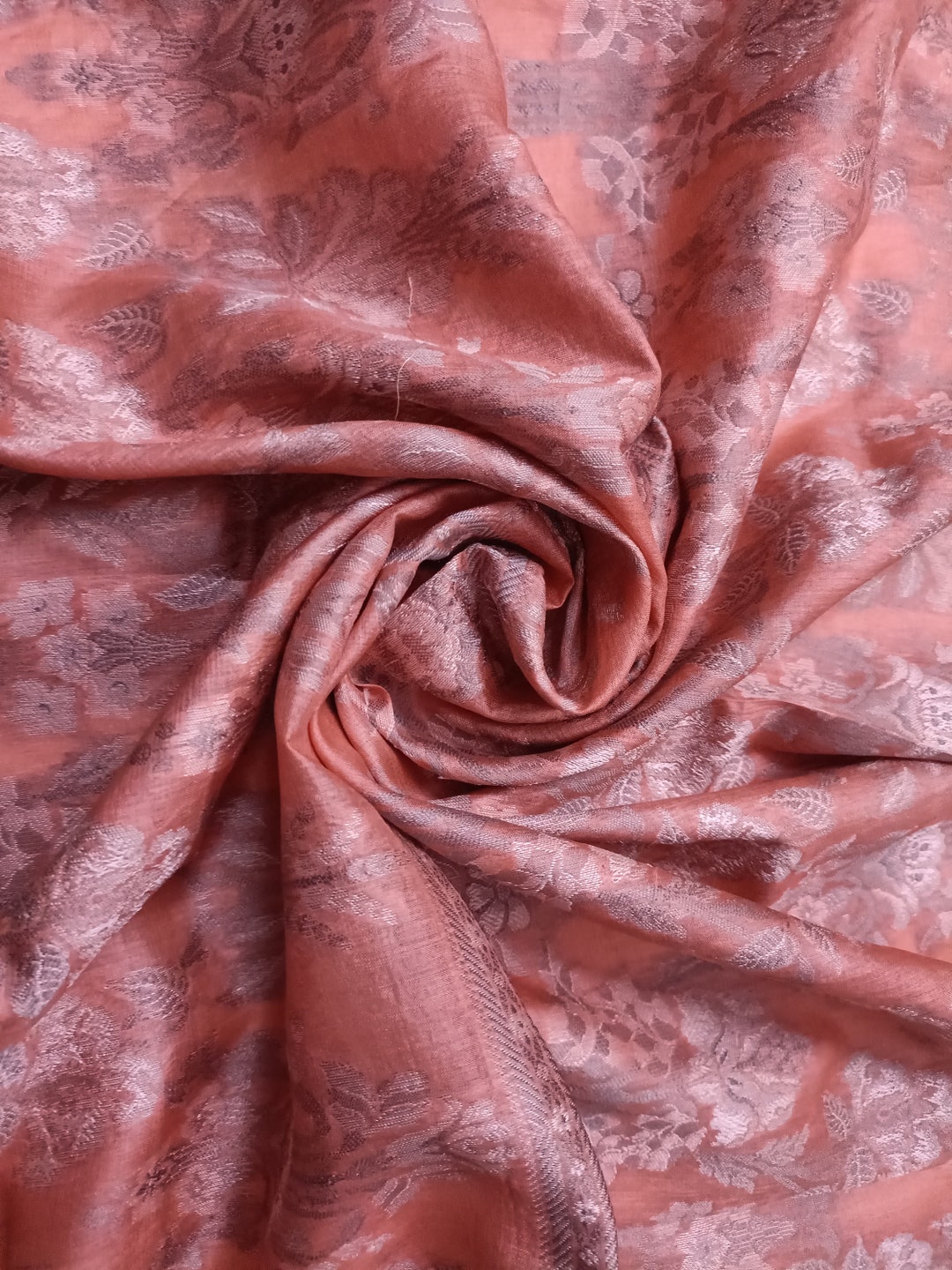 Recycled Vintage Pure Silk Sari Saree Scraps Remnants Brocade Craft ...