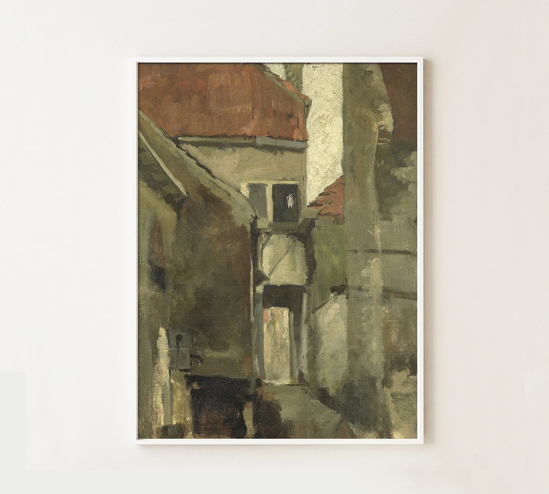 Digital Download Print, Vintage Dutch Painting, Abstract Print ...