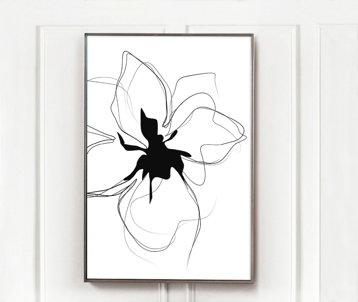 Set of 2 Prints Line Art Minimal Art Abstract Art - Etsy