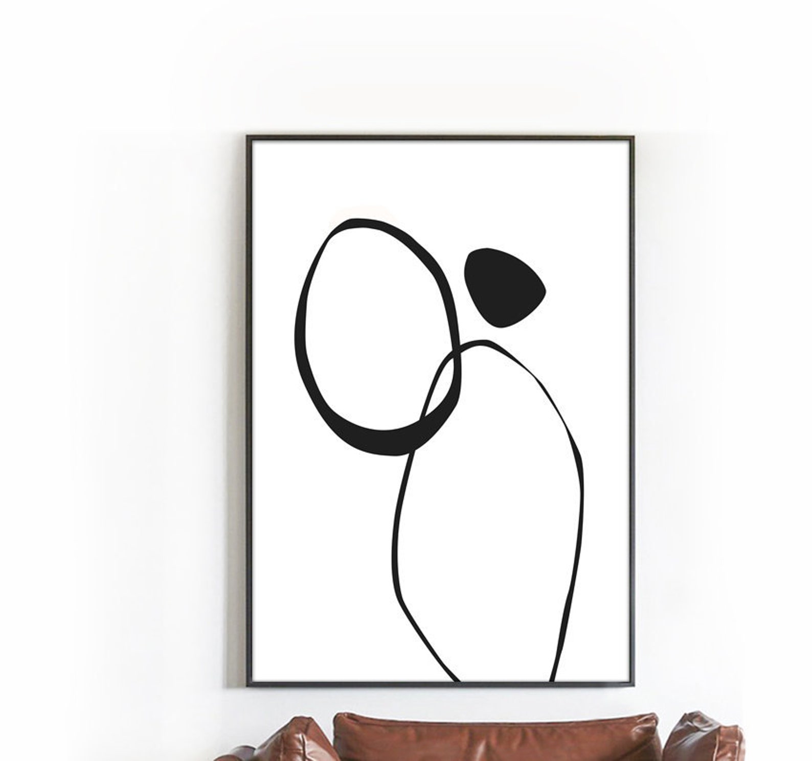 Modern Minimal Art Prints Abstract Art Printable Circles Art - Etsy