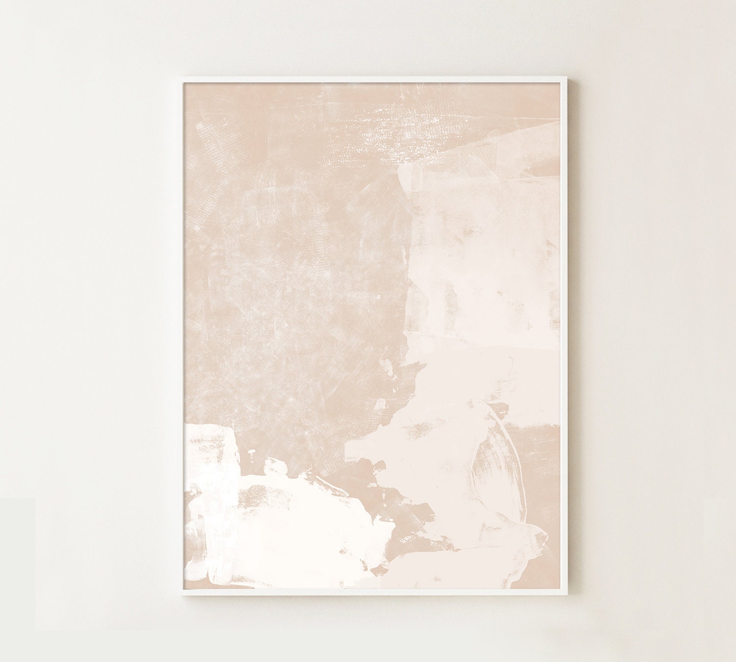 Light Brown Abstract Painting