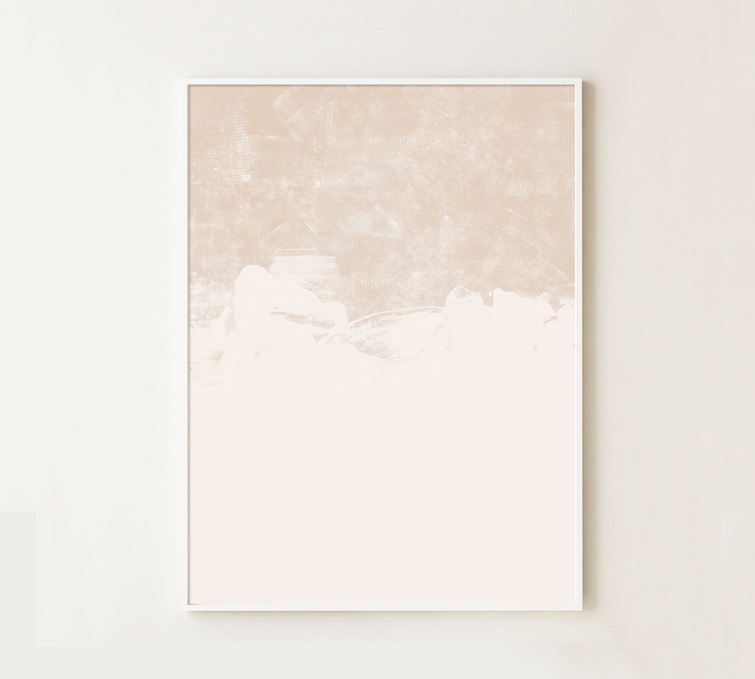 Beige Wall Art Abstract Print Neutral Art Print Minimal - Etsy