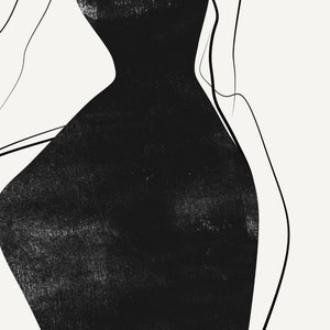 Fashion Wall Art, Woman Model Illustration, Fashion Illustration, Girl ...