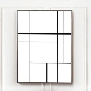 Set of 2 Prints, Line Art Print, Minimal Art, Geometric Print, Abstract ...