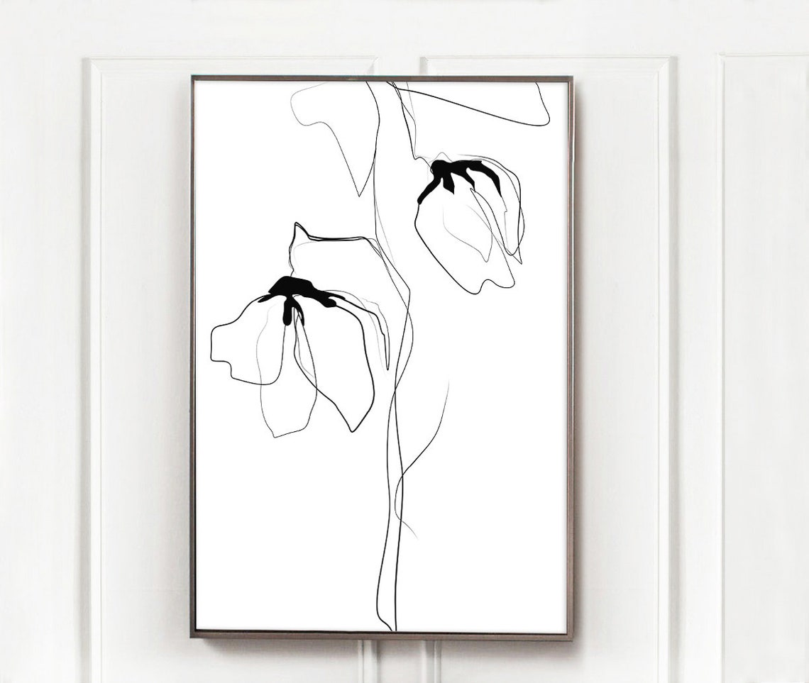 Set of 2 Prints Line Art Minimal Art Abstract Art - Etsy
