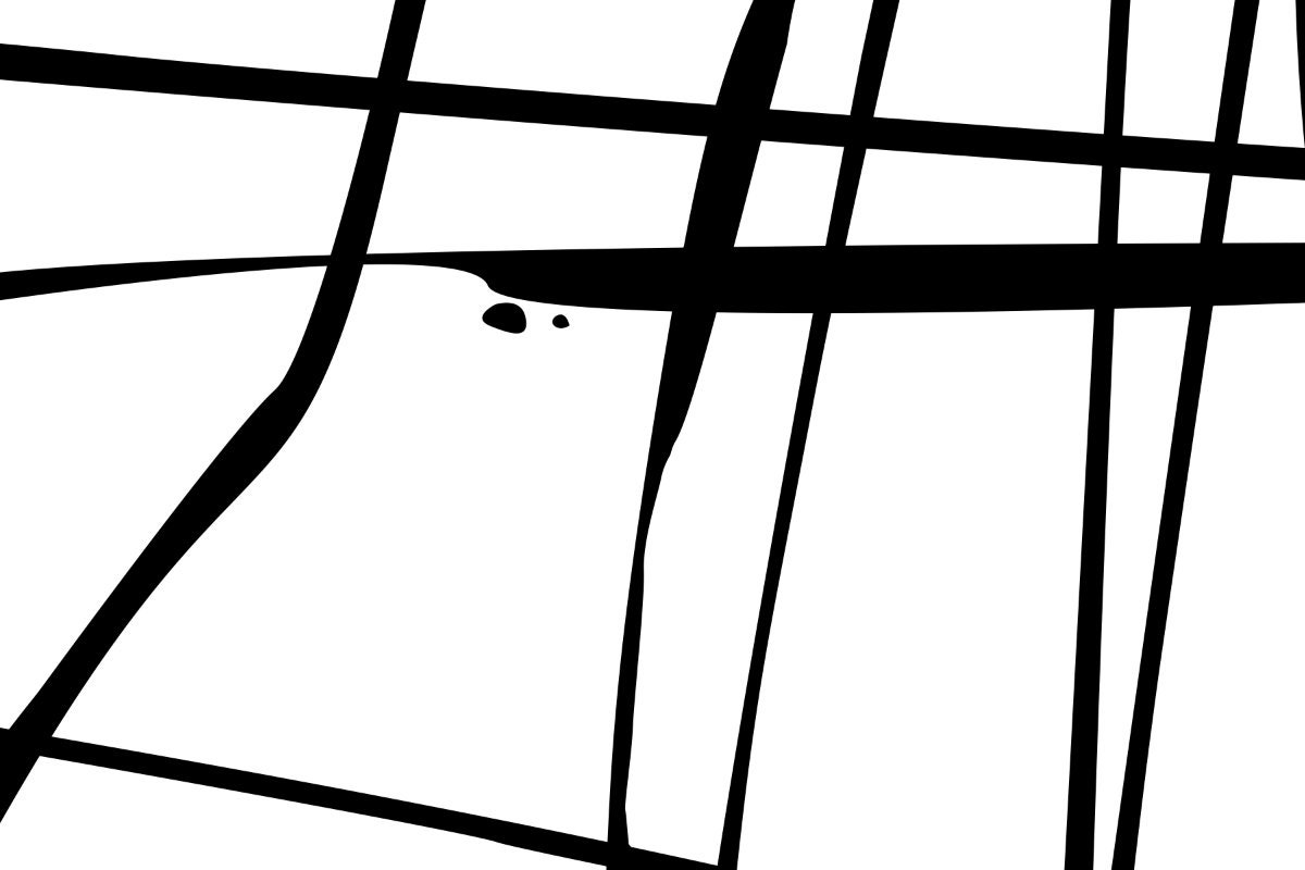 Black and White Art Abstract Art Printable Minimal Art Line | Etsy