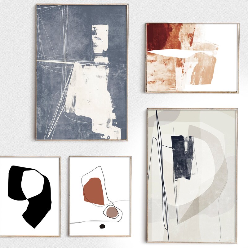 Rust Color Wall Art - Etsy