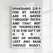 Printable Bible Verse 'ephesians 2:8-9' Wall Art - 5 Different Poster ...