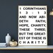 Printable Bible Verse '1 Corinthians 13:13' Wall Art - 5 Different ...
