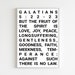 Printable Bible Verse 'galatians 5:22-23' Wall Art - 5 Different Poster ...