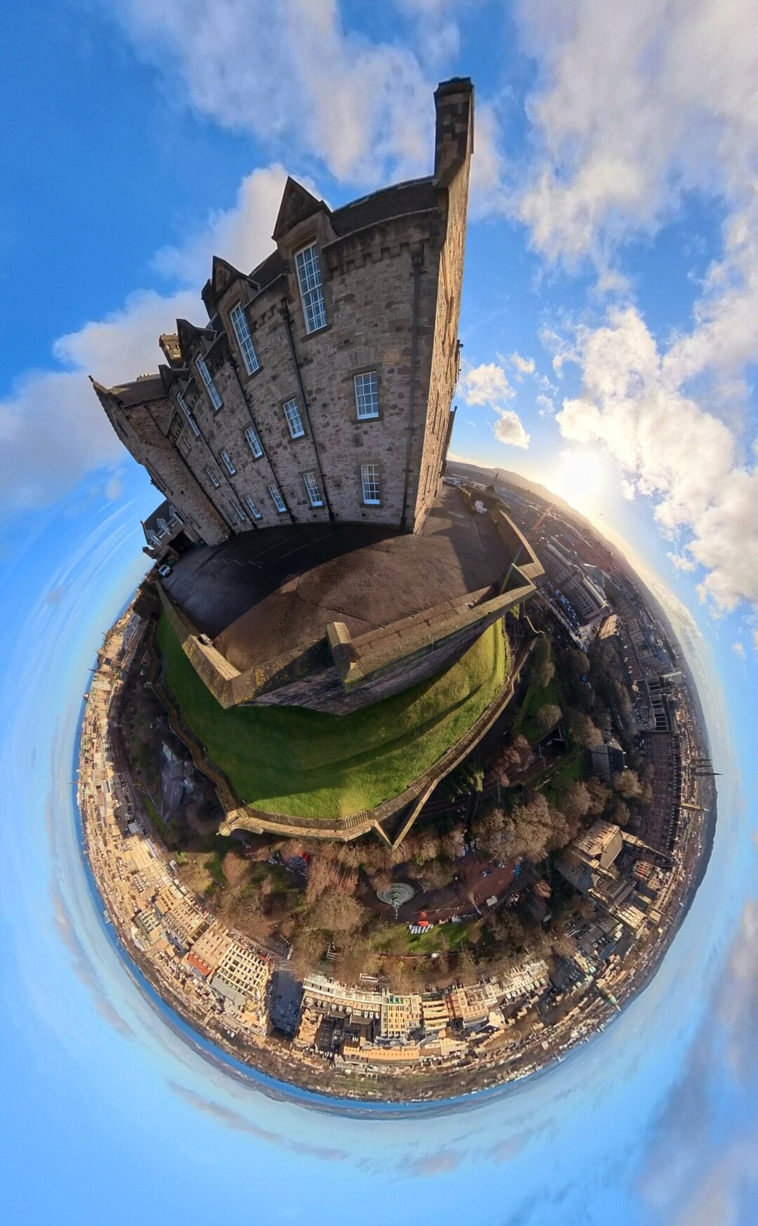 Planet Edinburgh Castle - Etsy