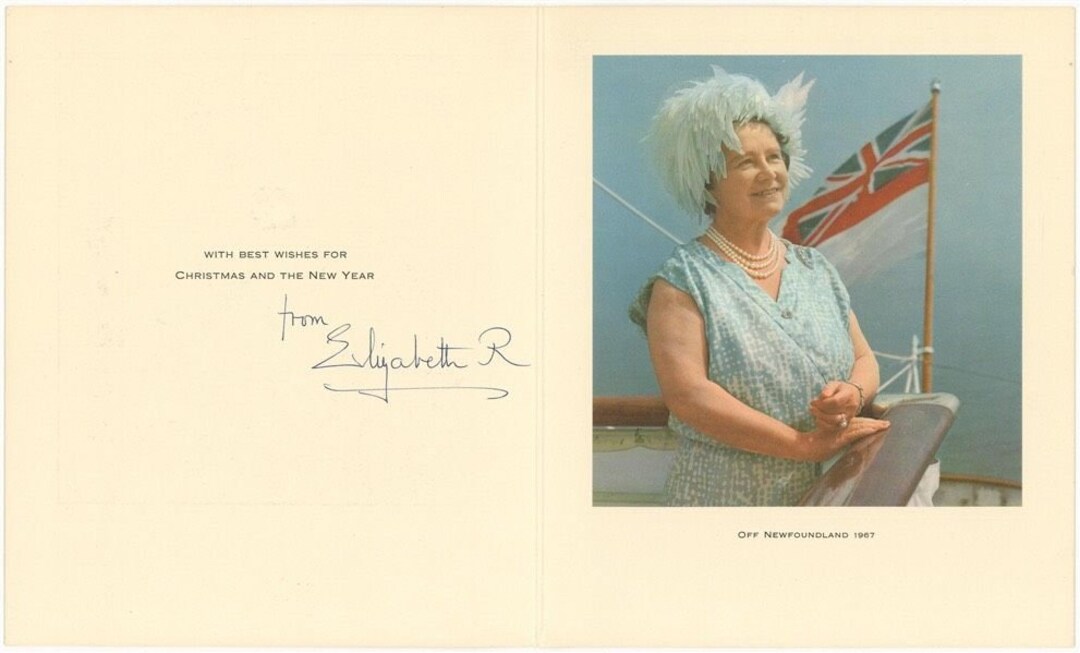 1967 Queen Elizabeth Ii's Mother Autograph Signed - Etsy