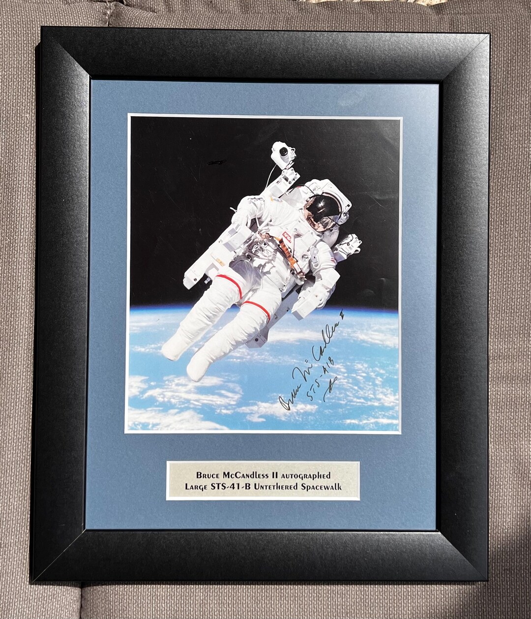 Bruce Mccandless II Autograph Signed Photo Space Shuttle Untethered ...