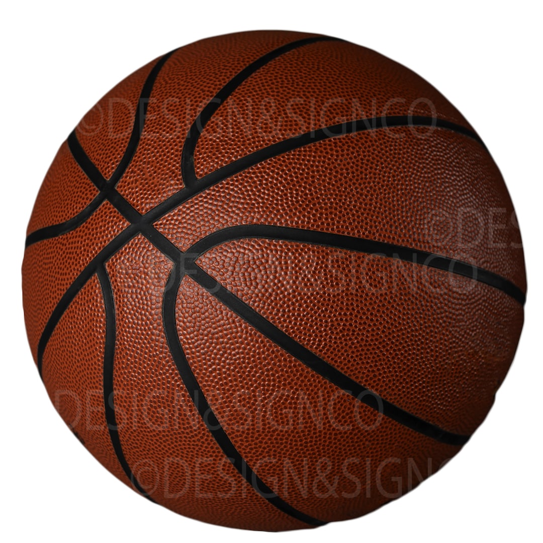 Basketball Graphic PNG INSTANT DOWNLOAD Real Basketball for Photoshop ...