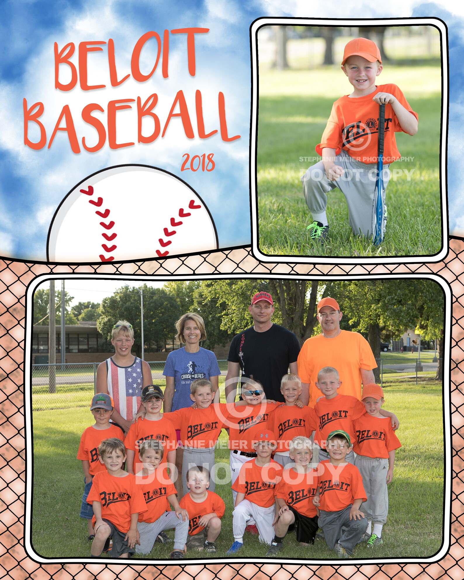 Baseball Memory Mate Template for Photoshop Tball Softball | Etsy