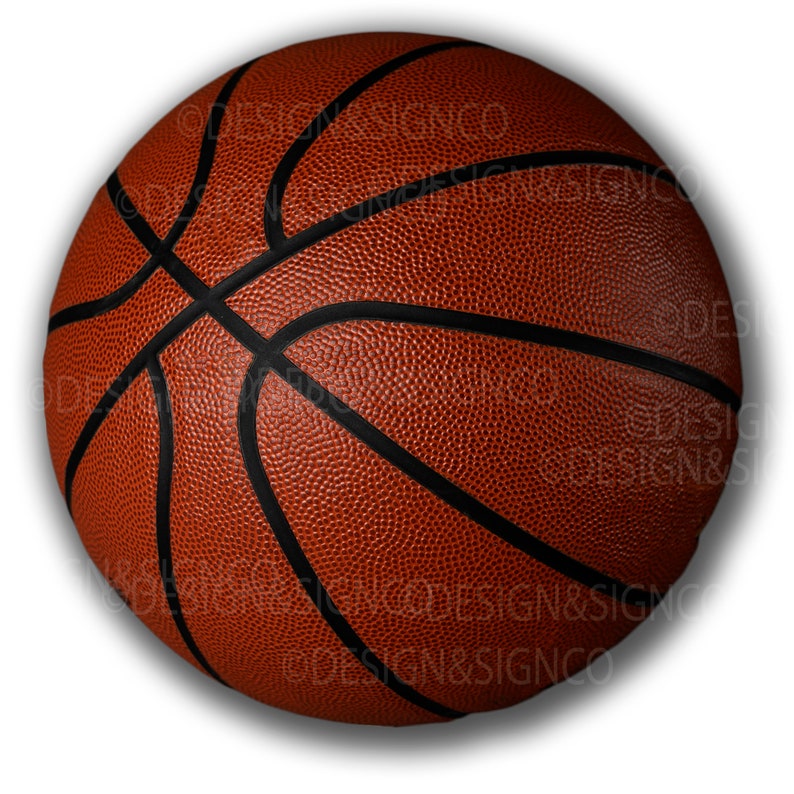 Basketball Graphic PNG INSTANT DOWNLOAD Real Basketball for Photoshop ...