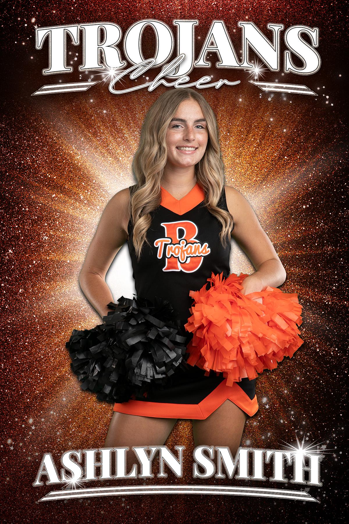 CHEER/DANCE Sports Template for Photoshop Digital Download 24X36 Inch ...