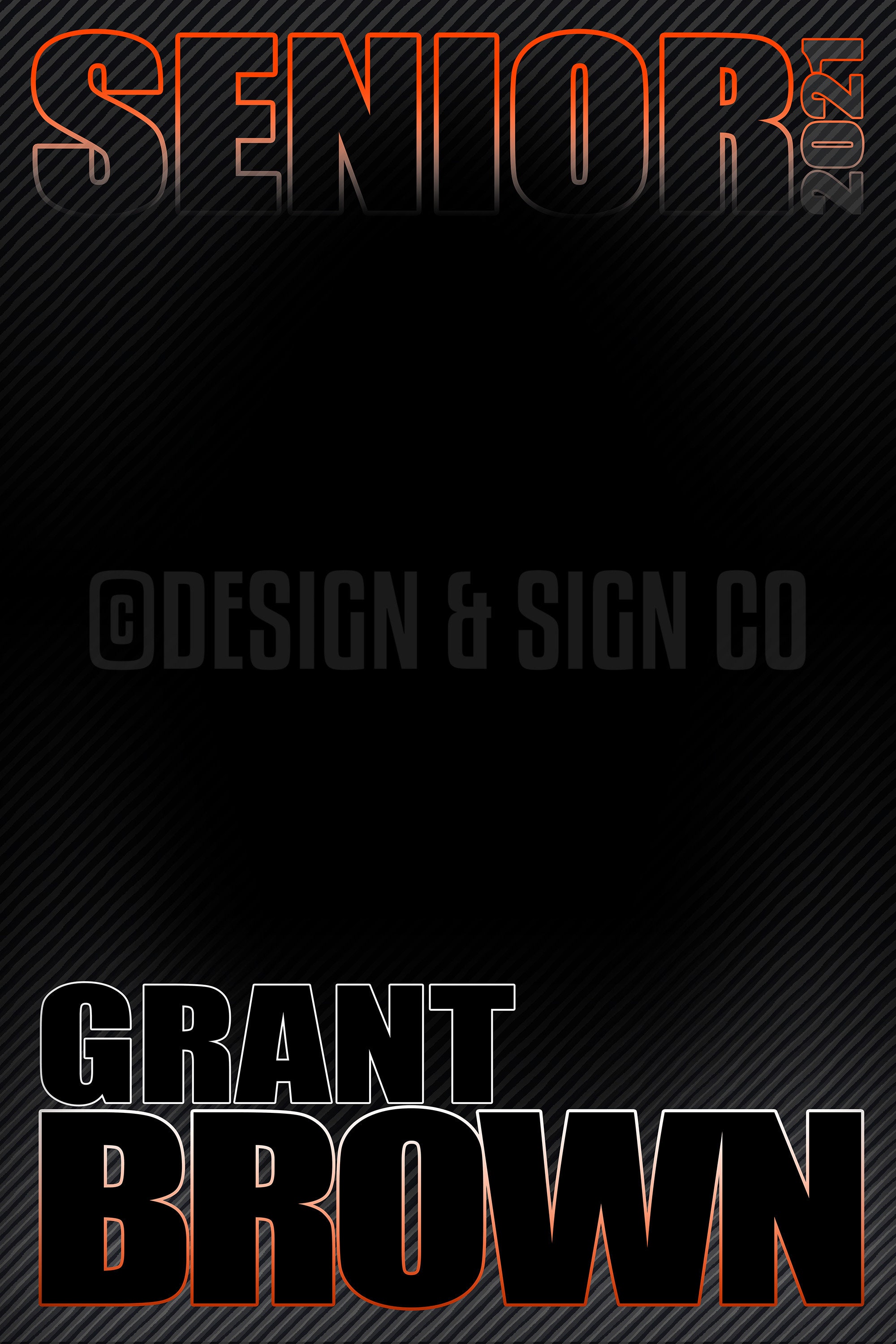 Digital Template Instant Download: SENIOR BANNER TEMPLATE - Etsy